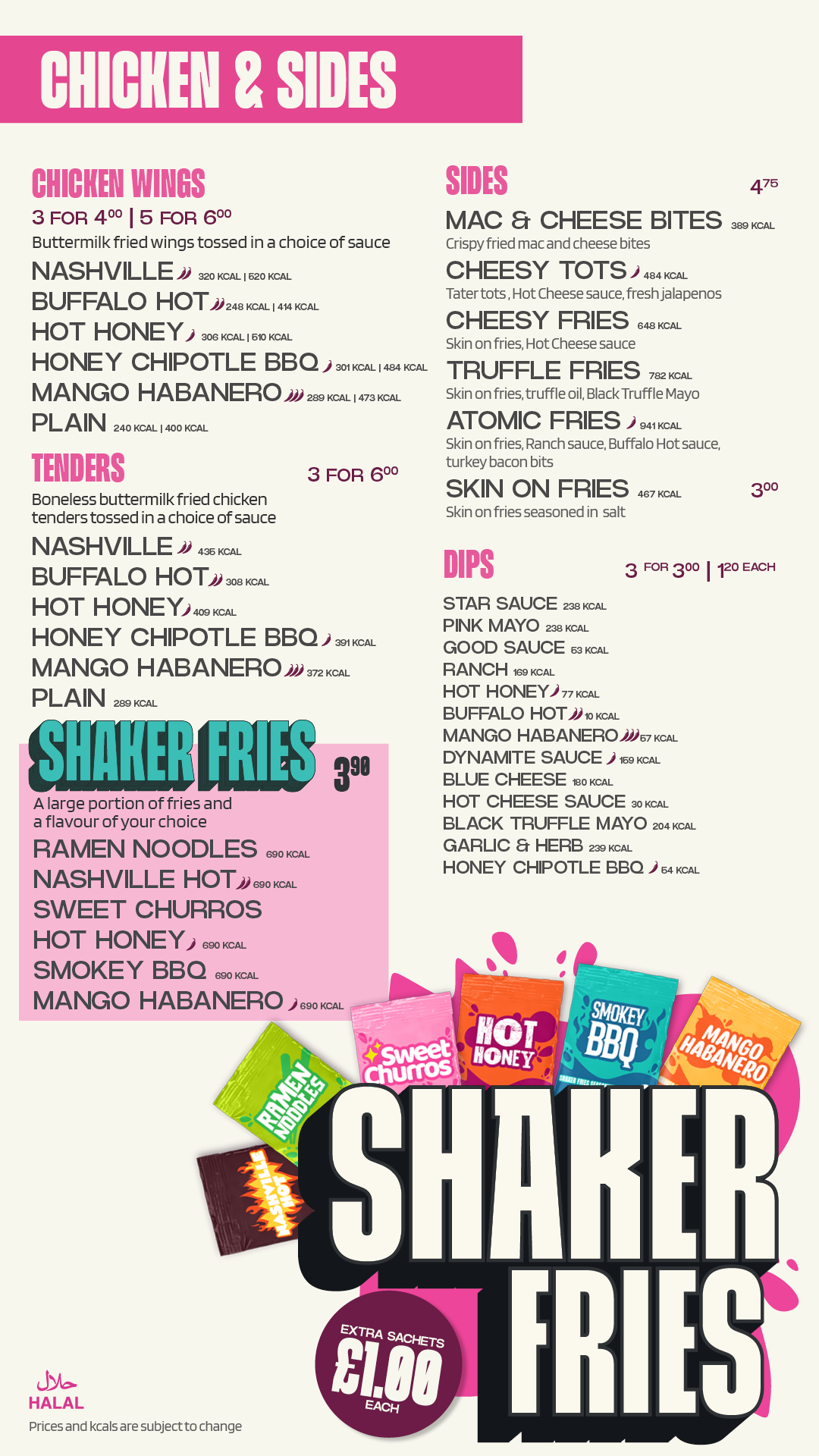 Menu - Archie's Atomic